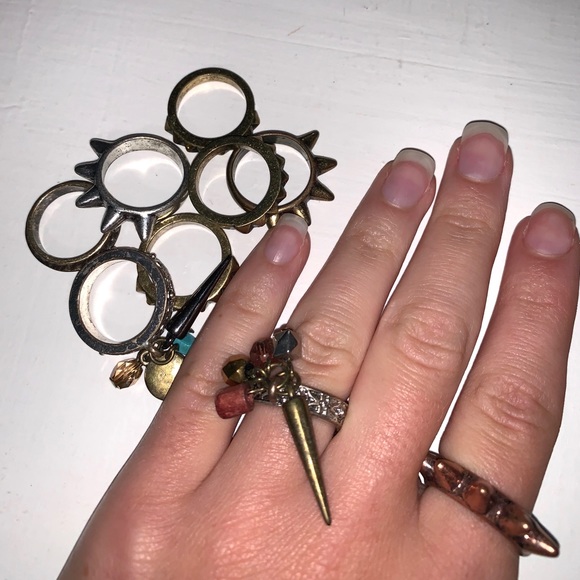 Forever 21 | Jewelry | Edgy Forever 2 Ring Haul | Poshmark